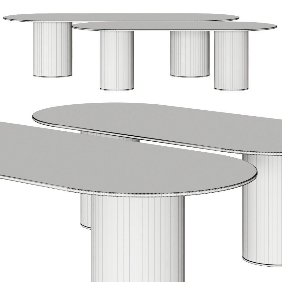 Desalto MM8 Dining Tables 3D model | CGTrader