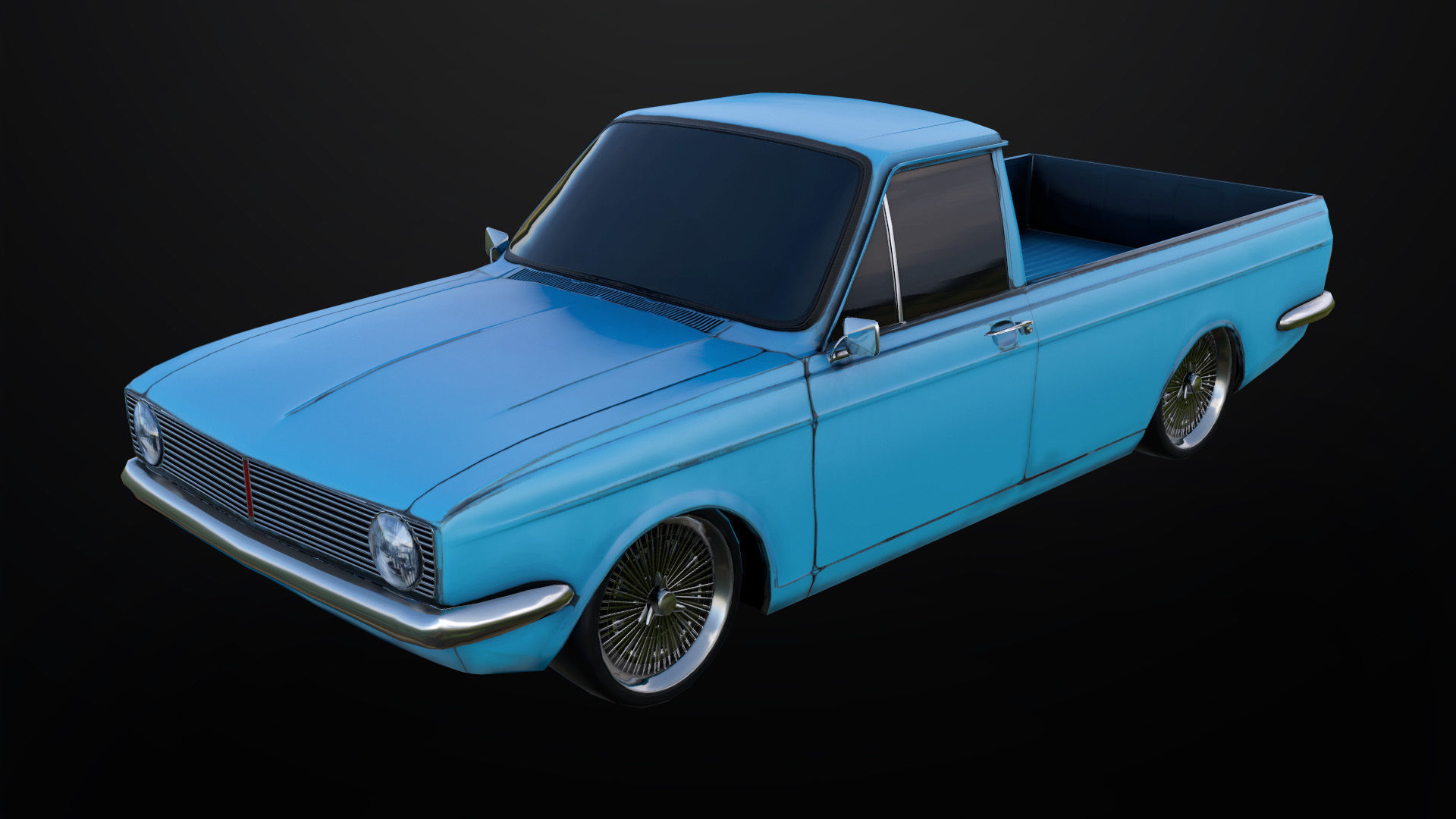 3D model Vanet Peykan - Rusty Classic Car VR / AR / low-poly | CGTrader