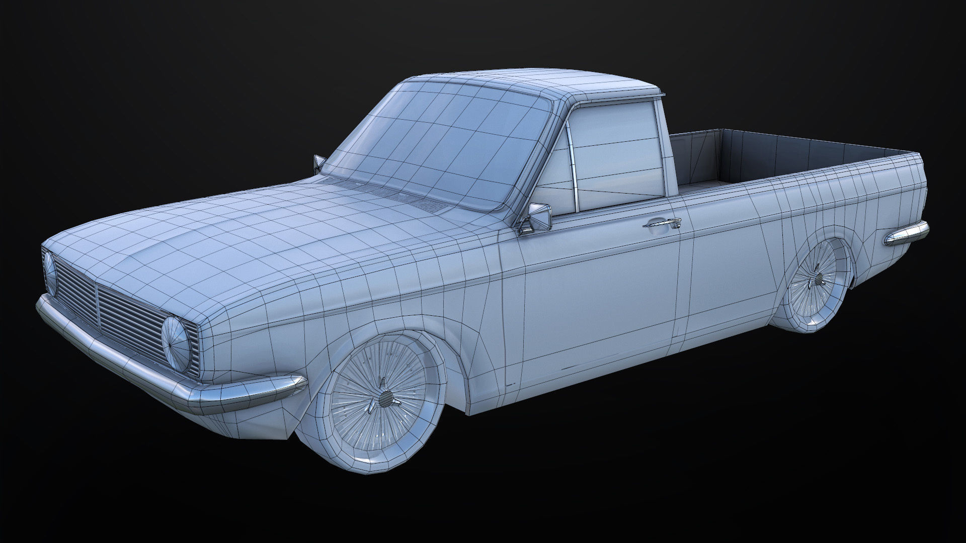 3D model Vanet Peykan - Rusty Classic Car VR / AR / low-poly | CGTrader