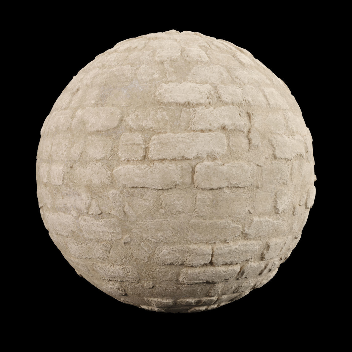 Texture Desert Limestone Brick Tiles Material PBR 200 x 200 cm VR / AR ...