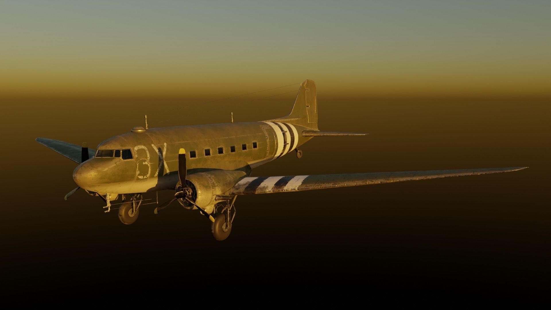C-47 Skytrain 3D model | CGTrader