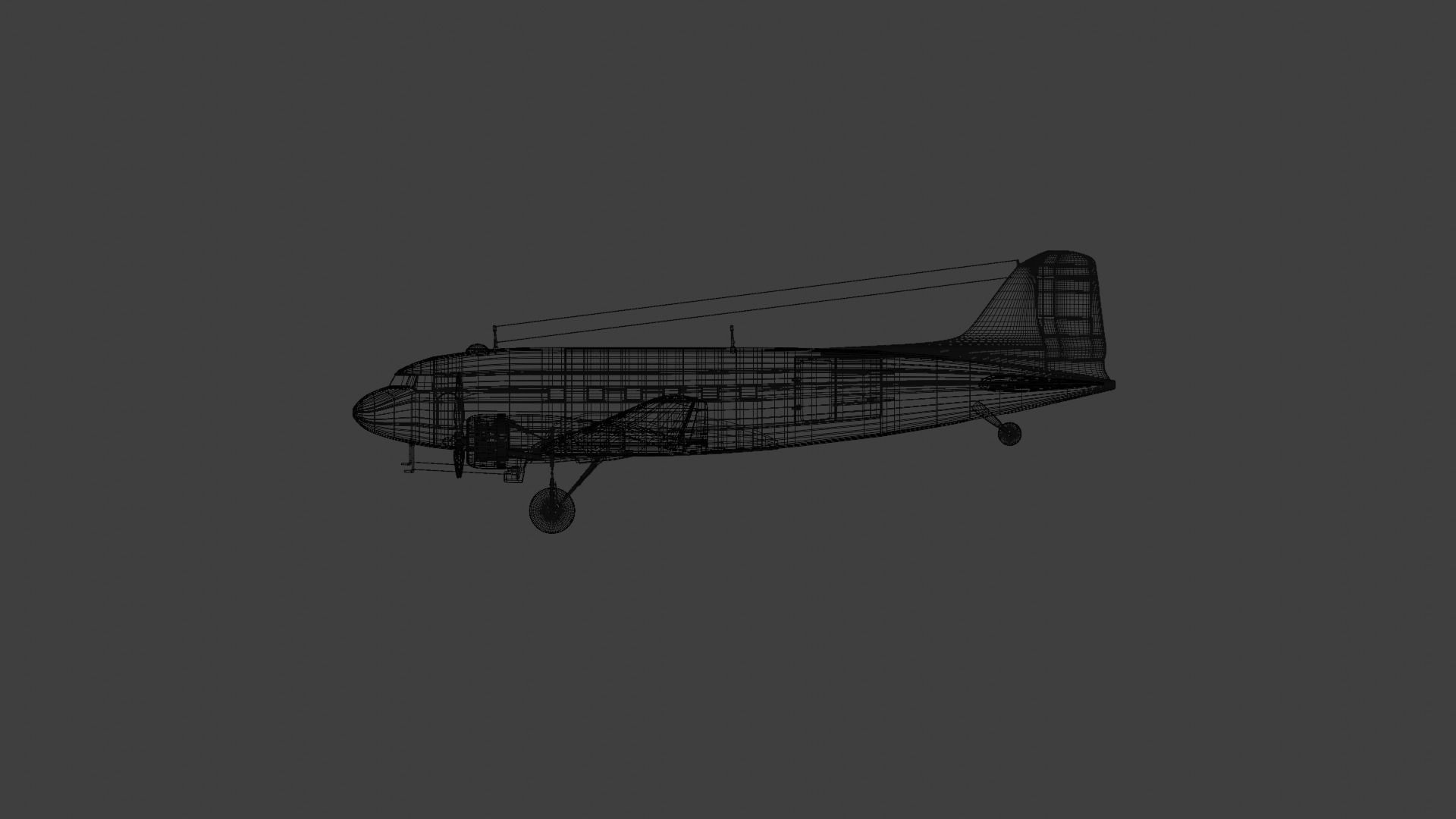 C-47 Skytrain 3D model | CGTrader