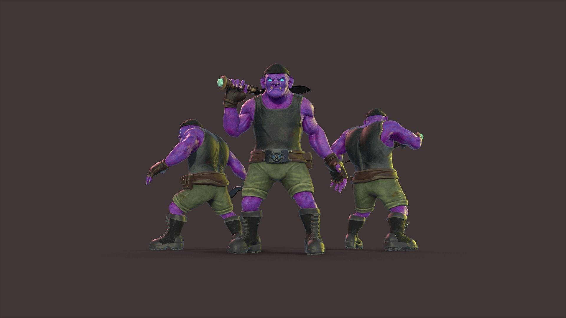 3D model Orc Bandit VR / AR / low-poly | CGTrader