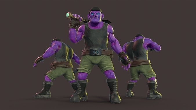 3D model Orc Bandit VR / AR / low-poly | CGTrader