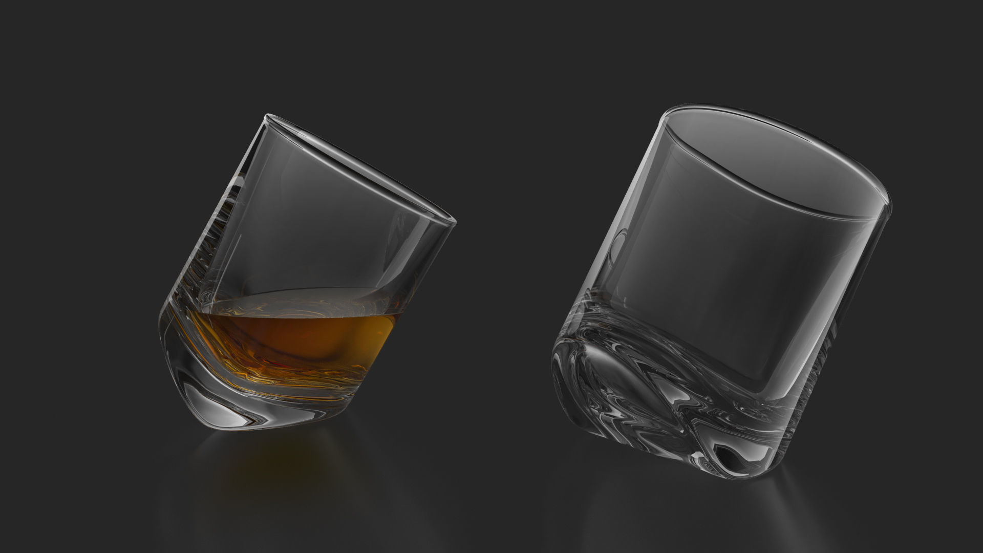 21 Whiskey Alcohol Glass with drink Set Pack Printed 3D model | CGTrader