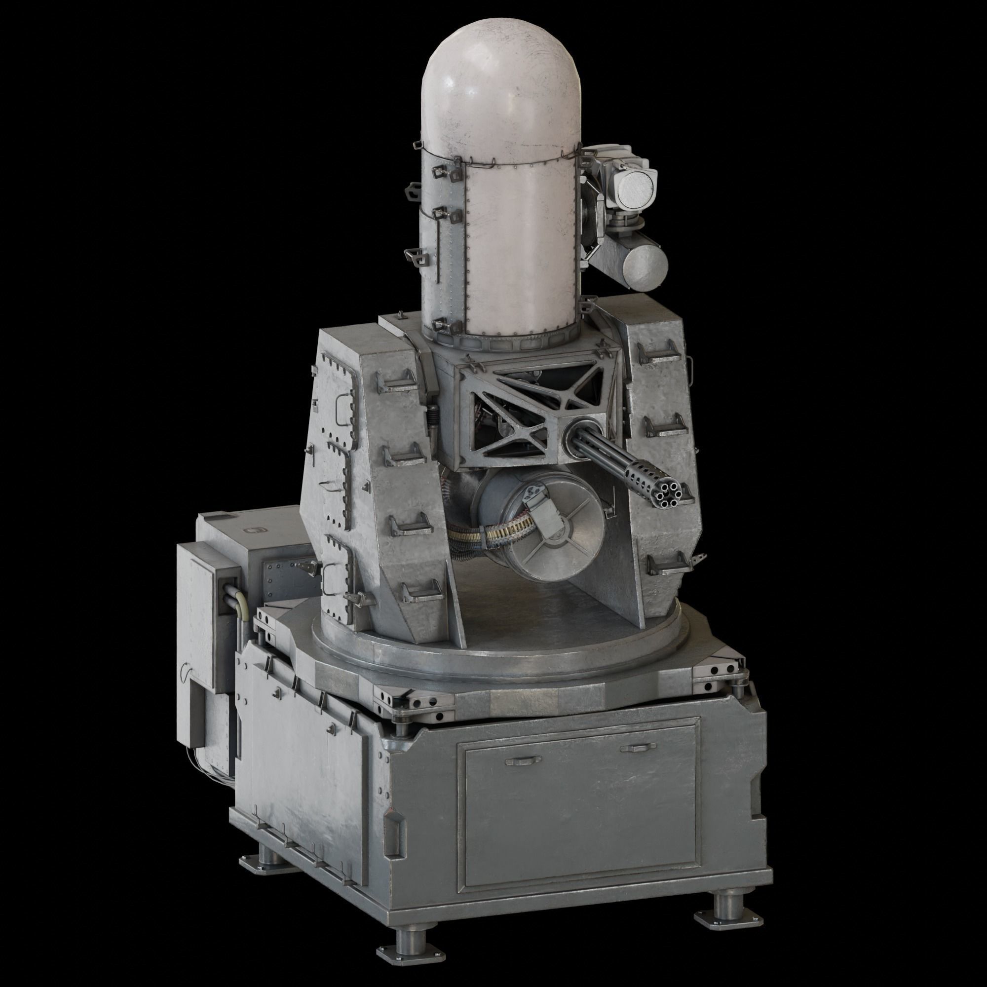 3D model Phalanx CIWS VR / AR / low-poly | CGTrader