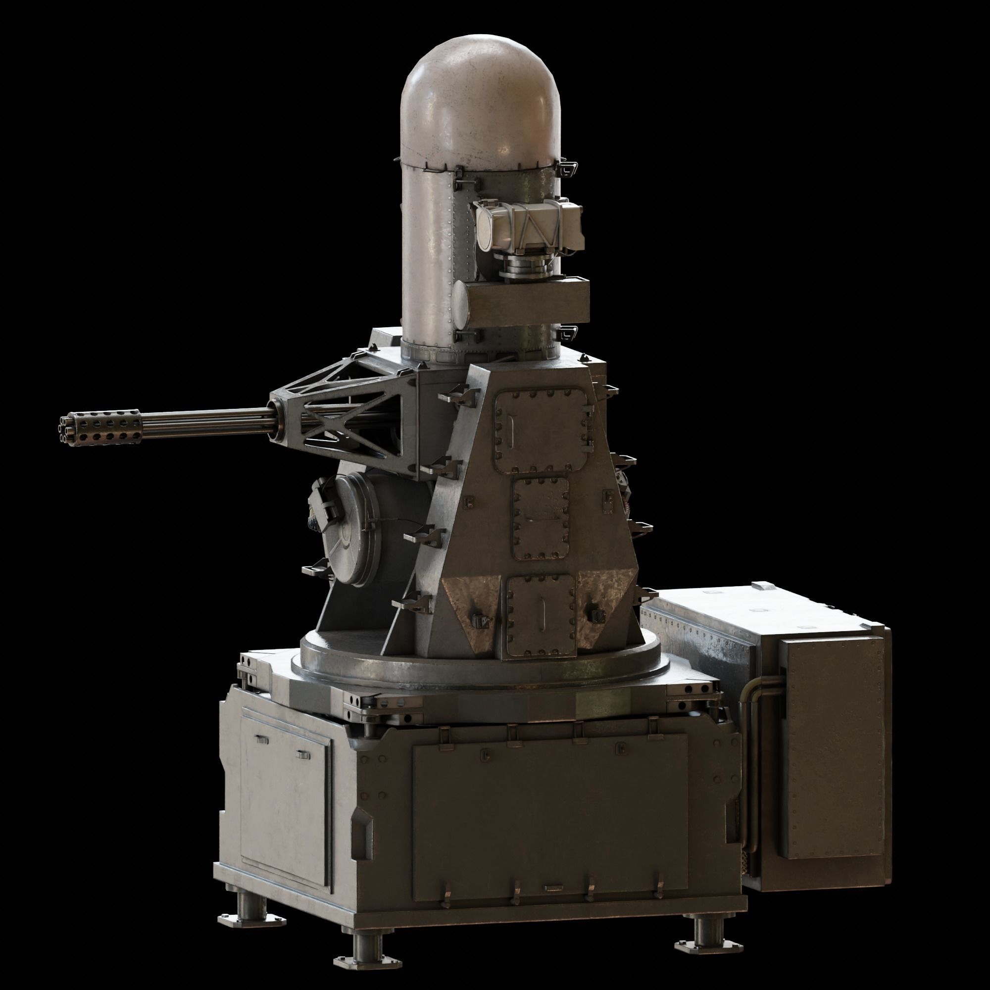 3D model Phalanx CIWS VR / AR / low-poly | CGTrader