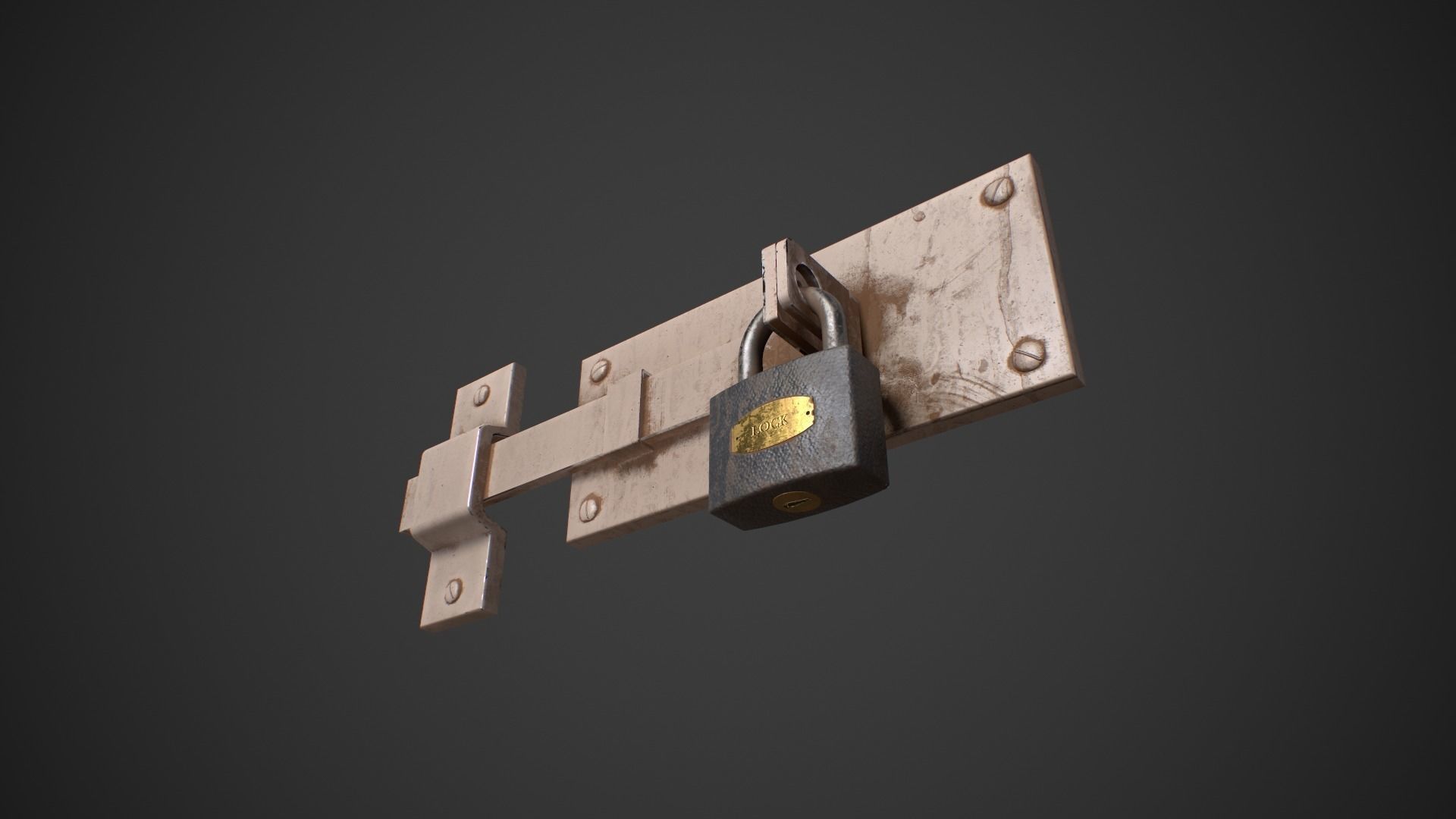 3D model Door Lock VR / AR / low-poly | CGTrader