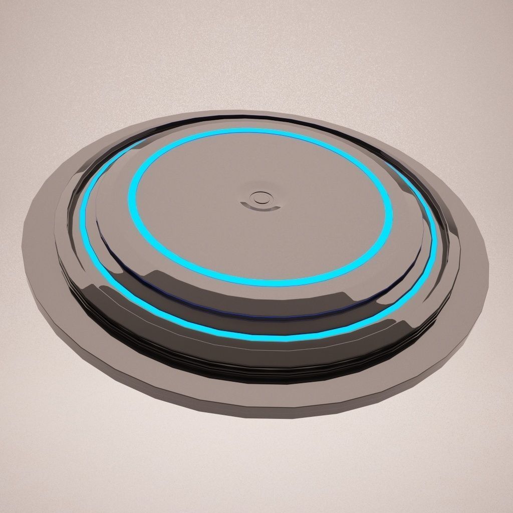 Sci-Fi Disk free VR / AR / low-poly 3D model rigged | CGTrader