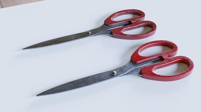 Scissors free 3D model rigged | CGTrader
