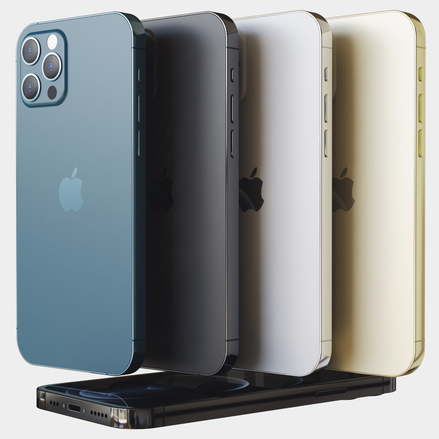 iPhone 12 pro 3D model | CGTrader