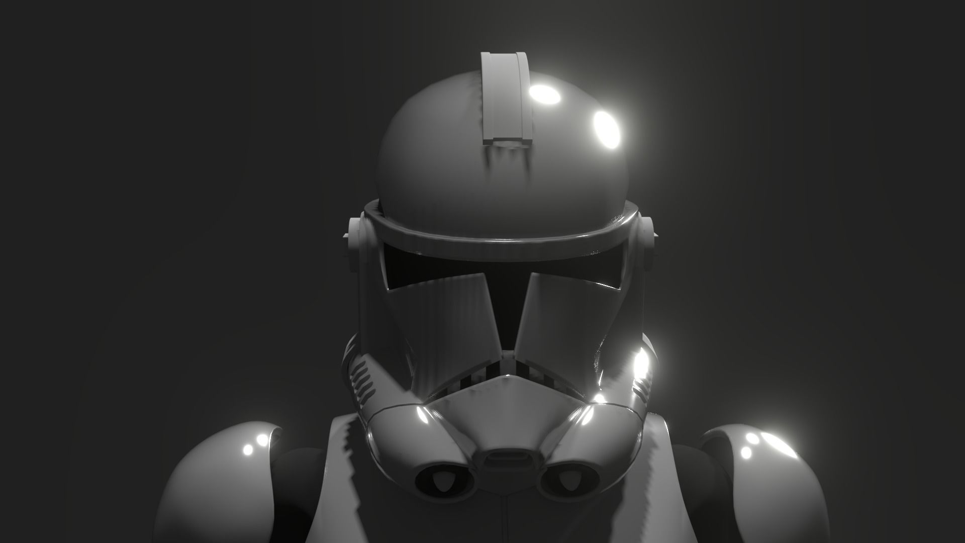 Clone Star Wars 3D model rigged | CGTrader