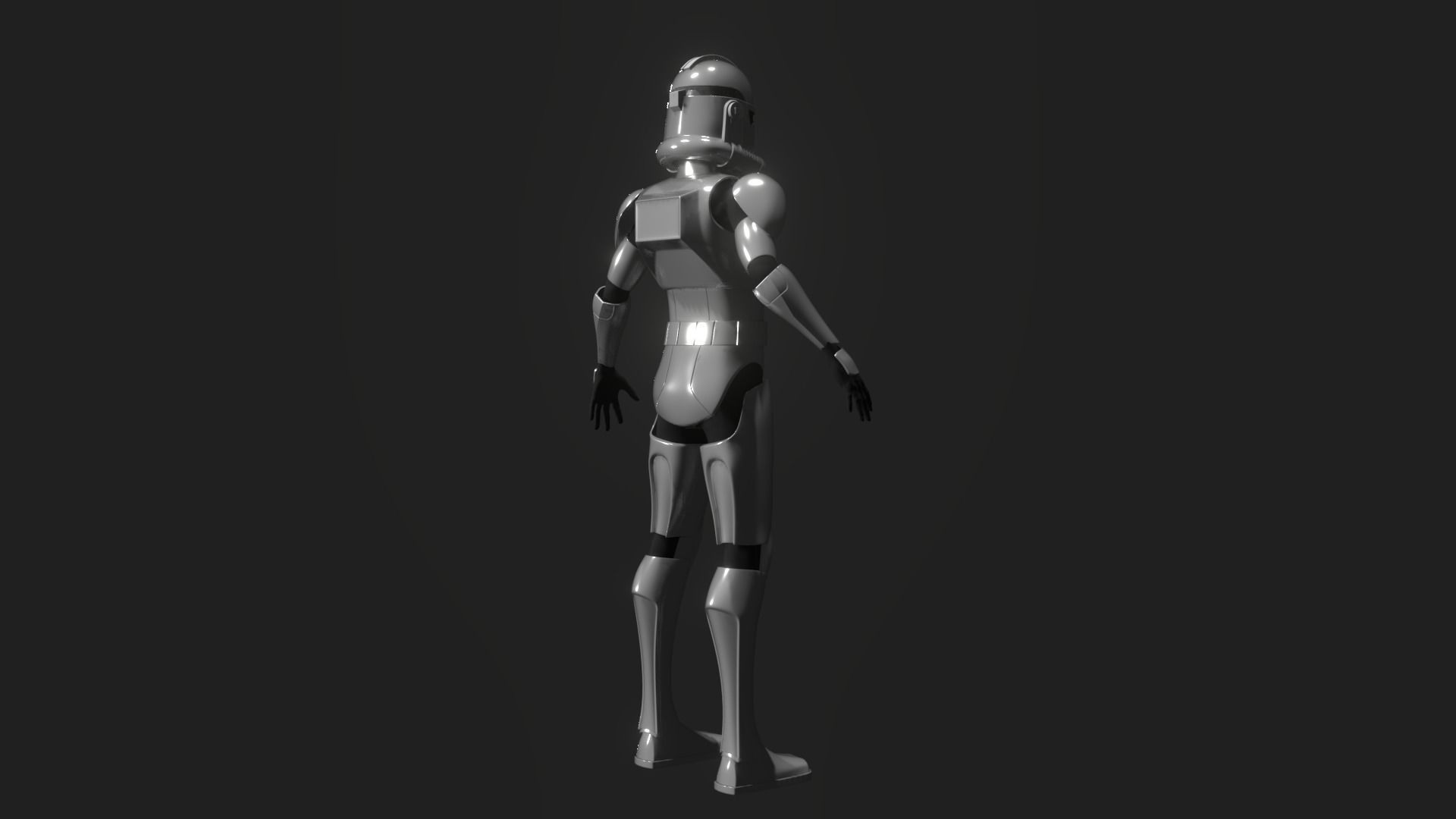 Clone Star Wars 3D model rigged | CGTrader