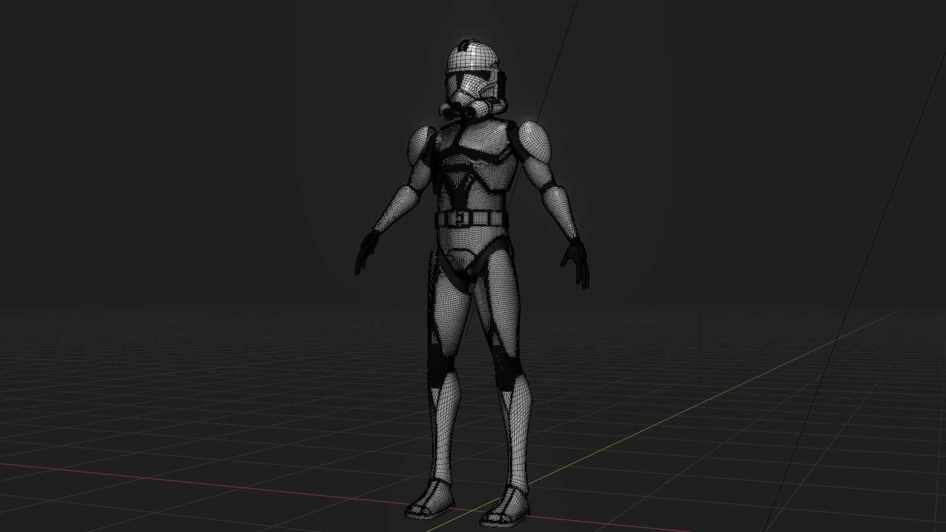 Clone Star Wars 3D model rigged | CGTrader