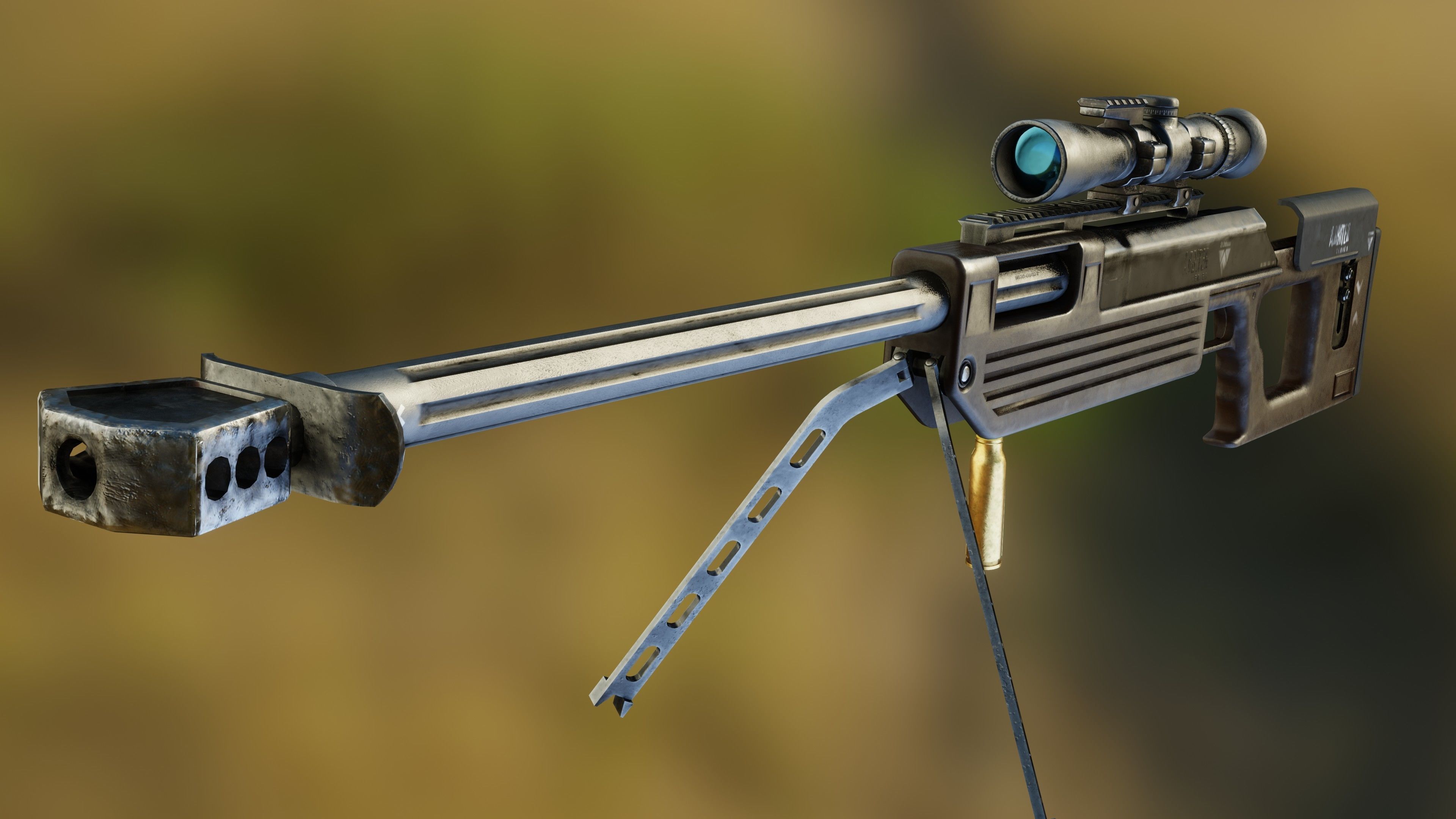 3D model Arbiter 20mm VR / AR / low-poly | CGTrader