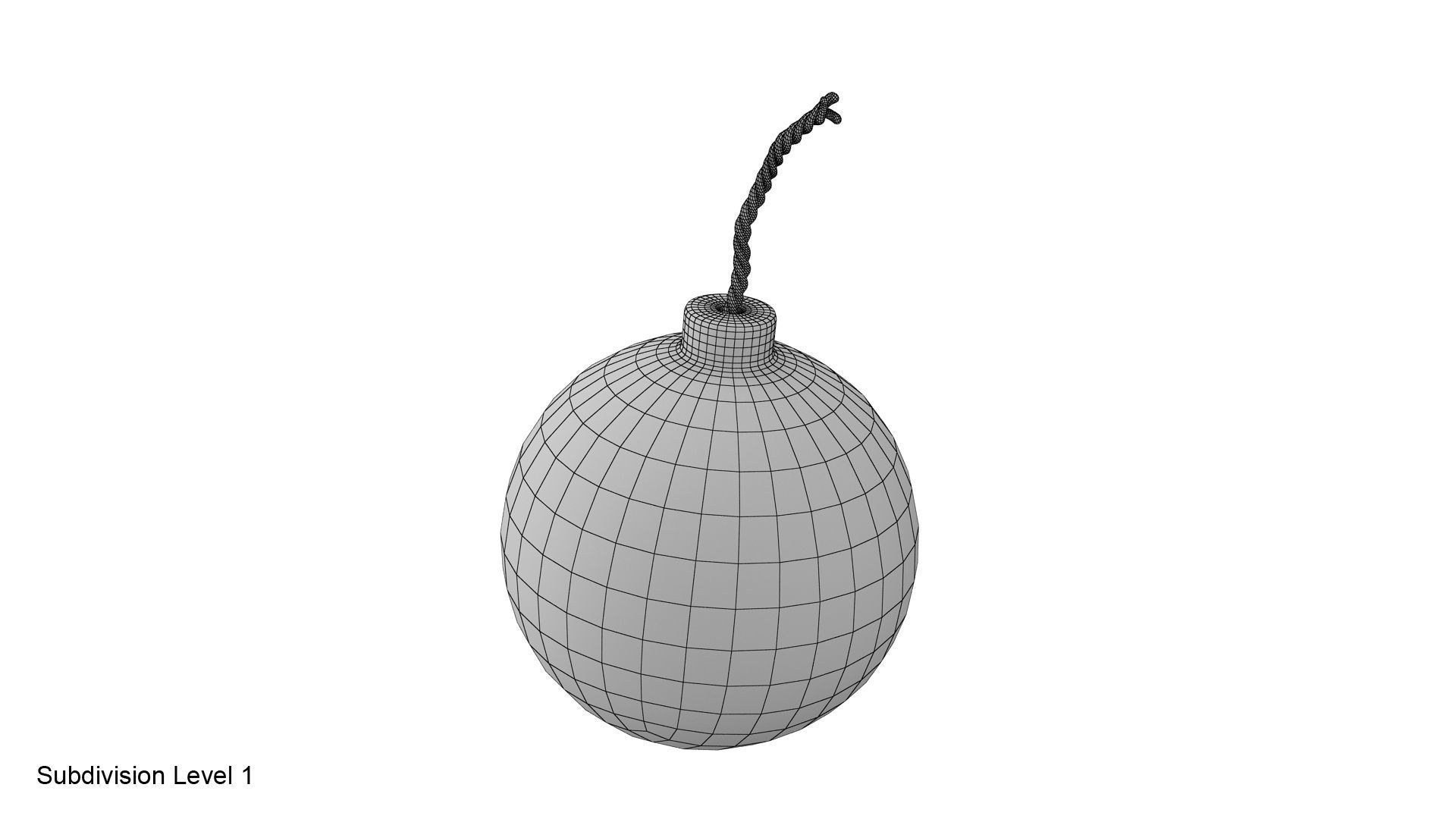 Round bomb 3D model | CGTrader
