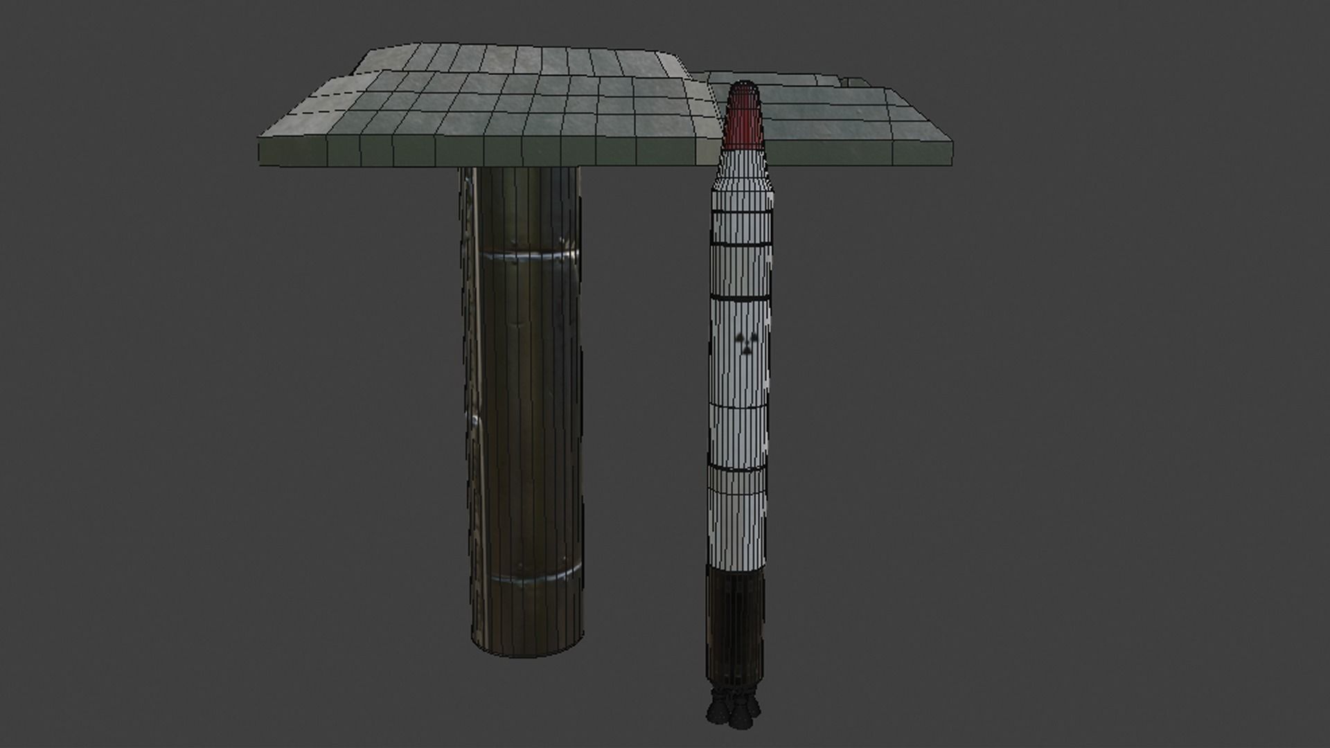 3D model Missile silo VR / AR / low-poly | CGTrader
