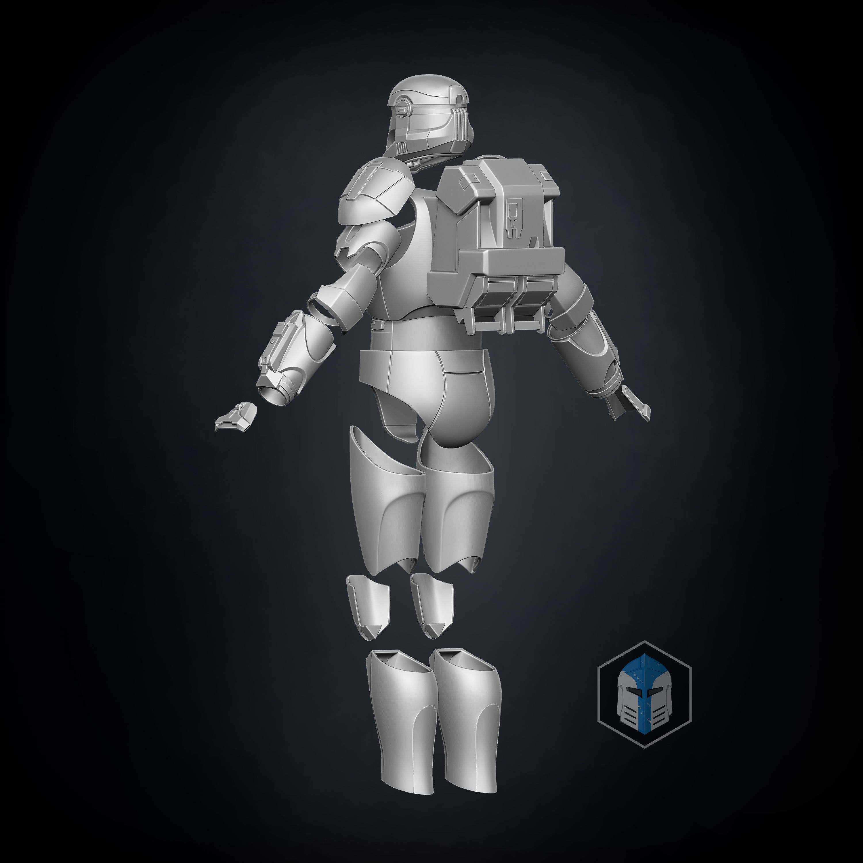 Republic Commando Armor 3D model 3D printable | CGTrader