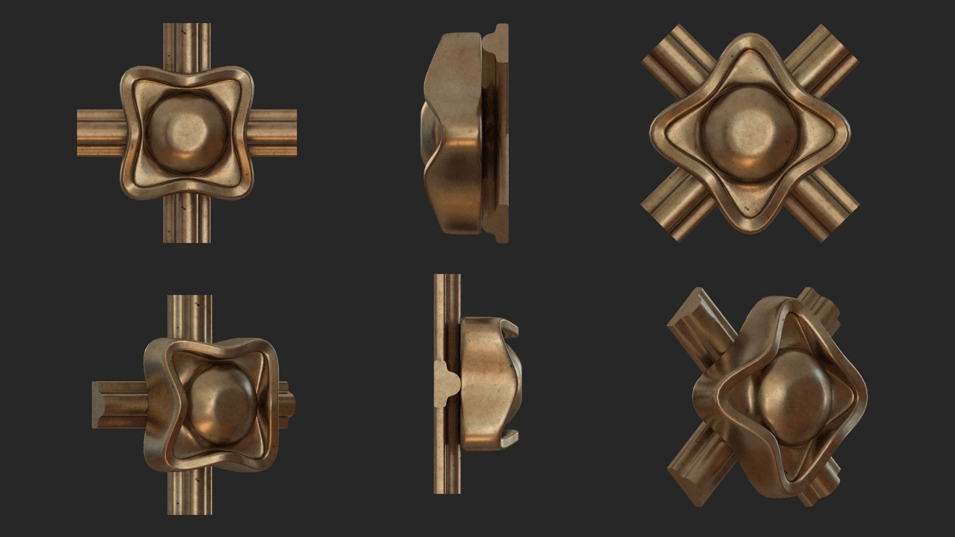 Modular Ornament Grids 3D model 3D printable | CGTrader