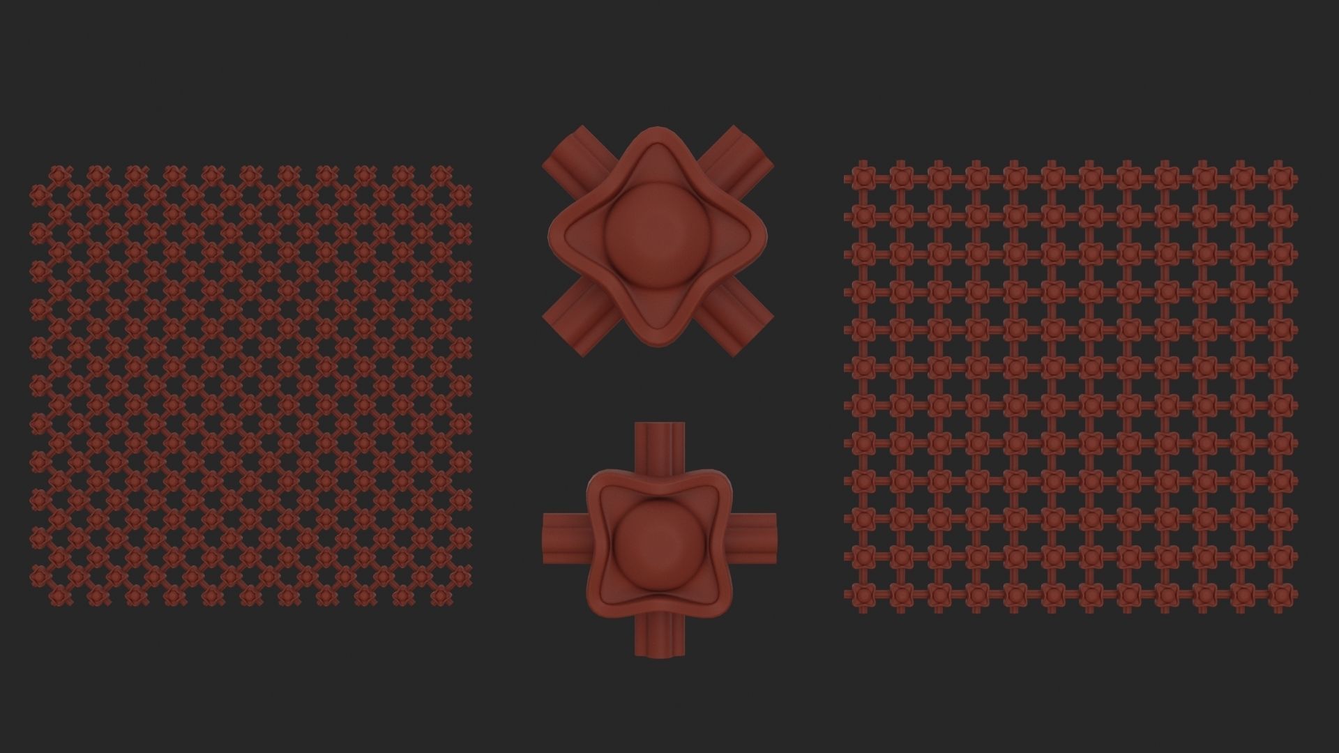 Modular Ornament Grids 3D model 3D printable | CGTrader