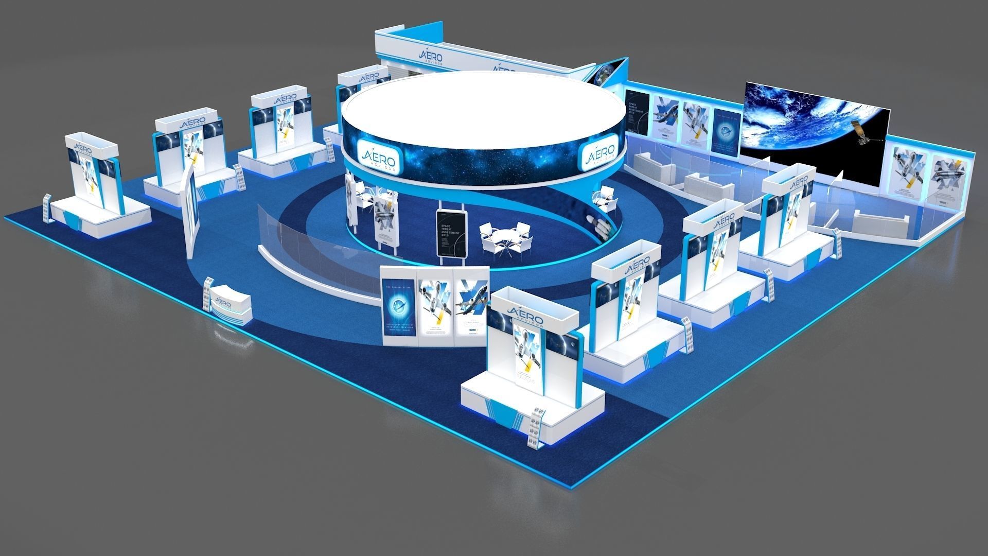 Exhibition Booth 3D model | CGTrader