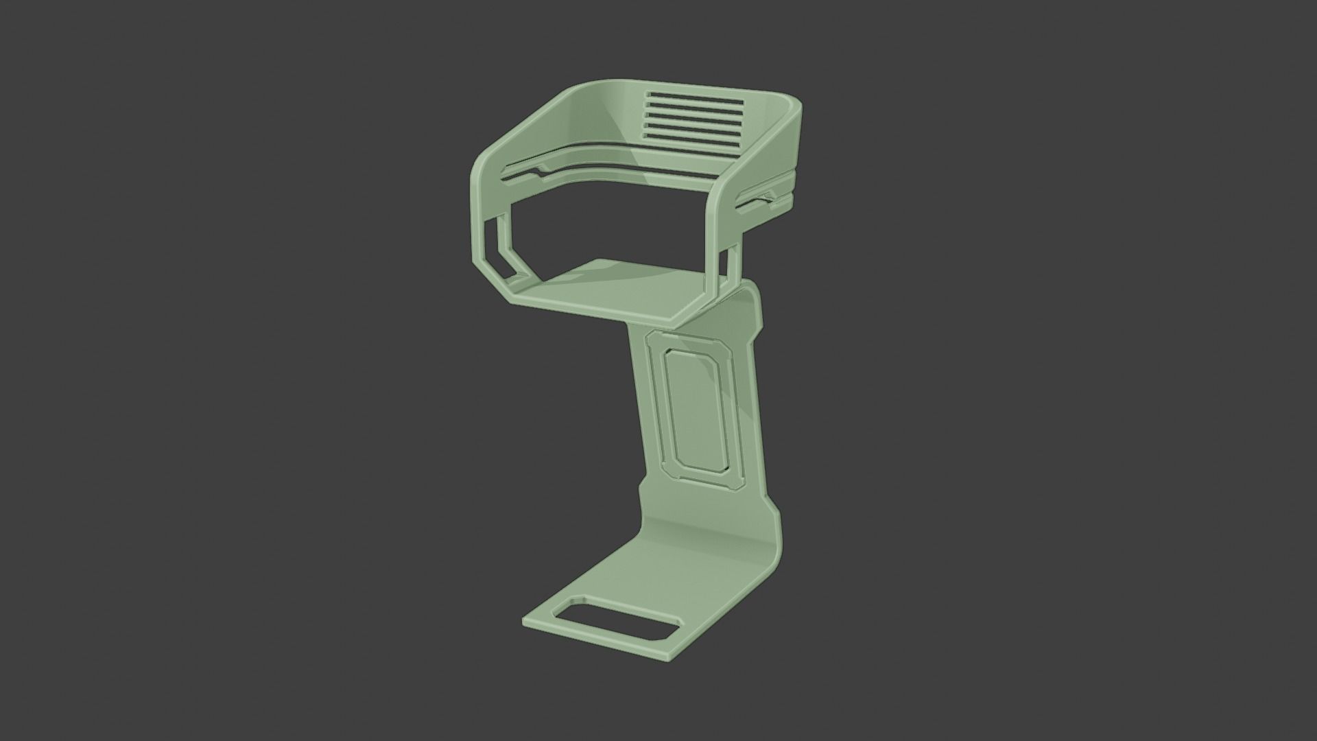 SCI-FI LAB CHAIR 3D model | CGTrader