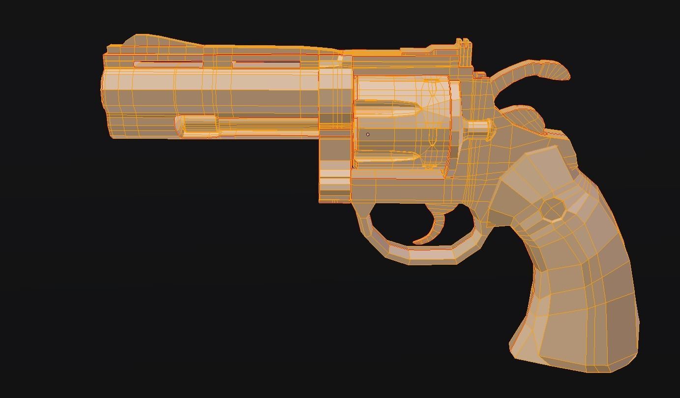 Revolver 3D 3D model | CGTrader
