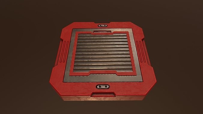 3D model Painted Hatch VR / AR / low-poly | CGTrader