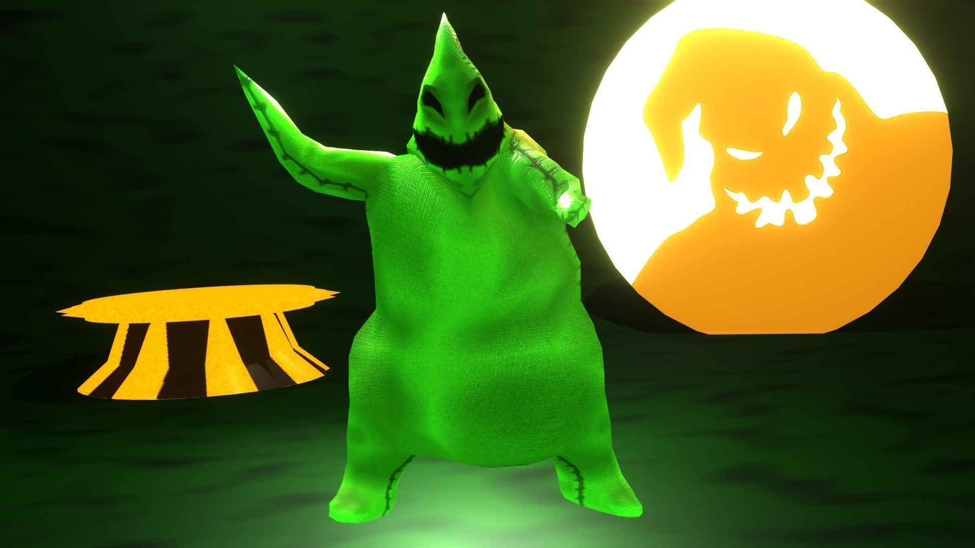3D model Oogie Boogie-The Nightmare Before Christmas VR / AR / low-poly ...