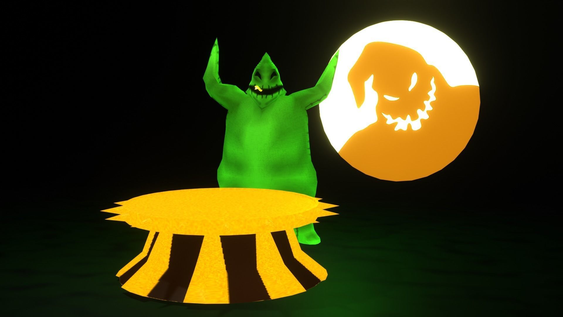 3D model Oogie Boogie-The Nightmare Before Christmas VR / AR / low-poly ...