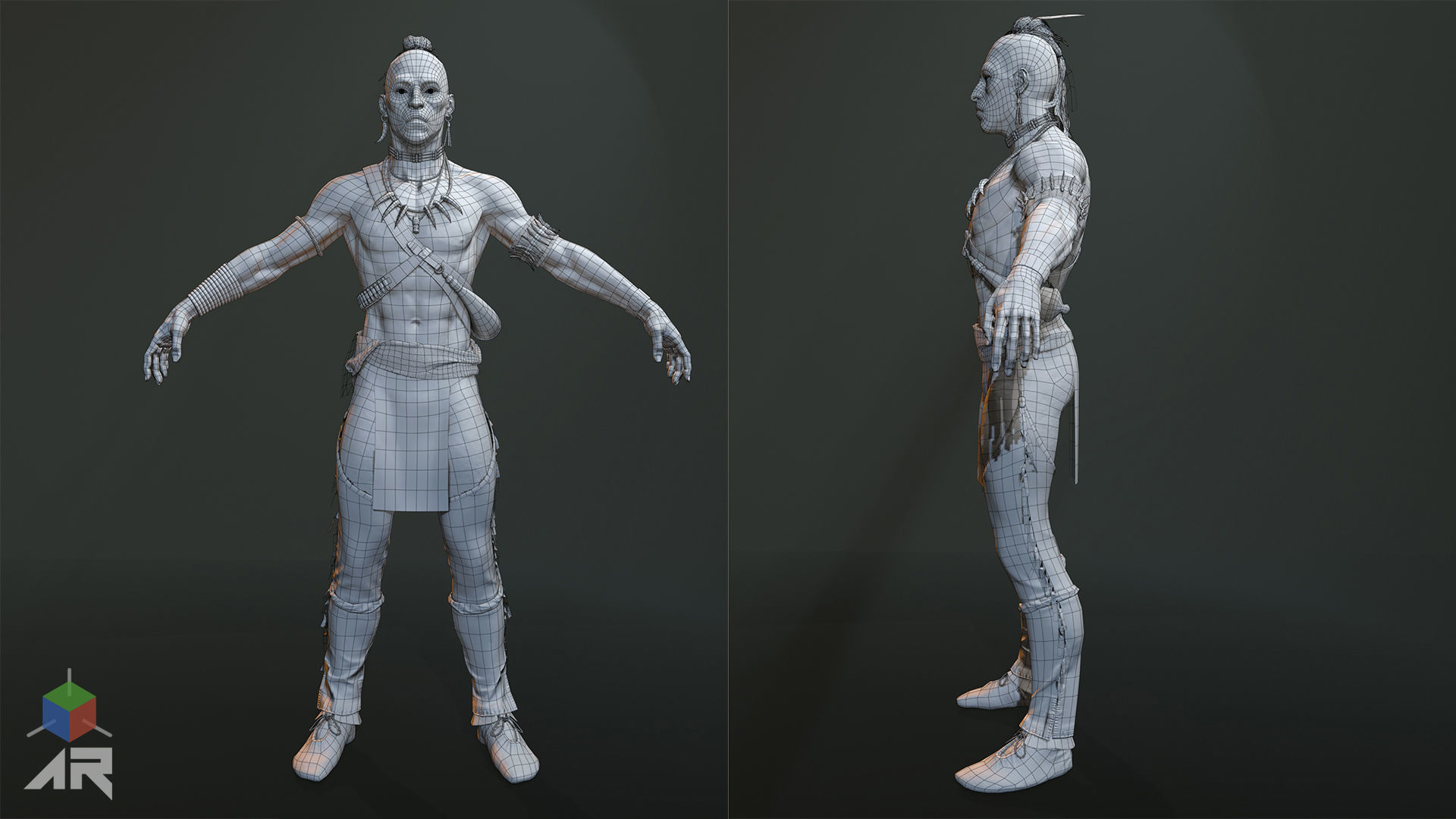 3D model Native American VR / AR / low-poly | CGTrader