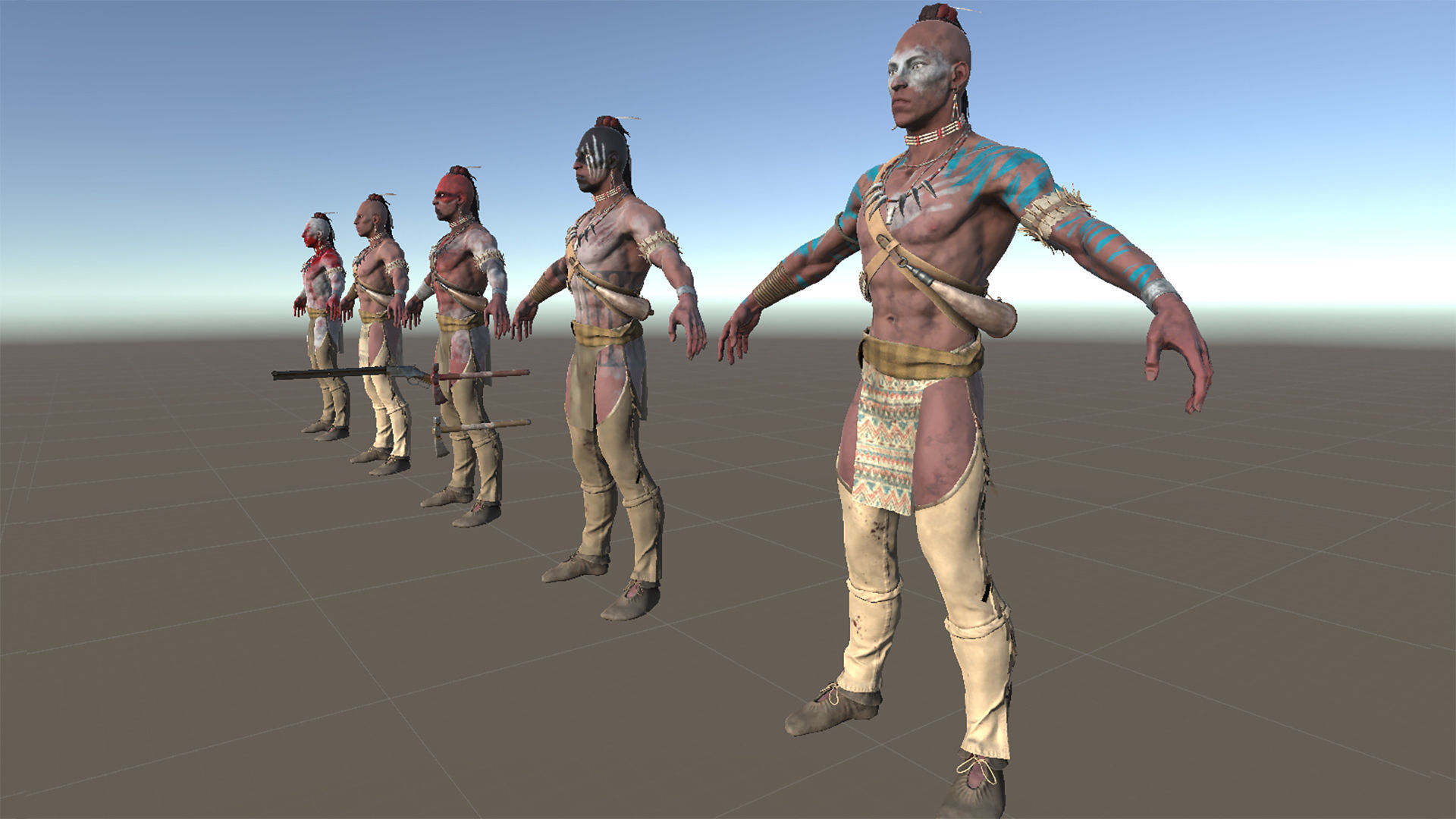 3D model Native American VR / AR / low-poly | CGTrader