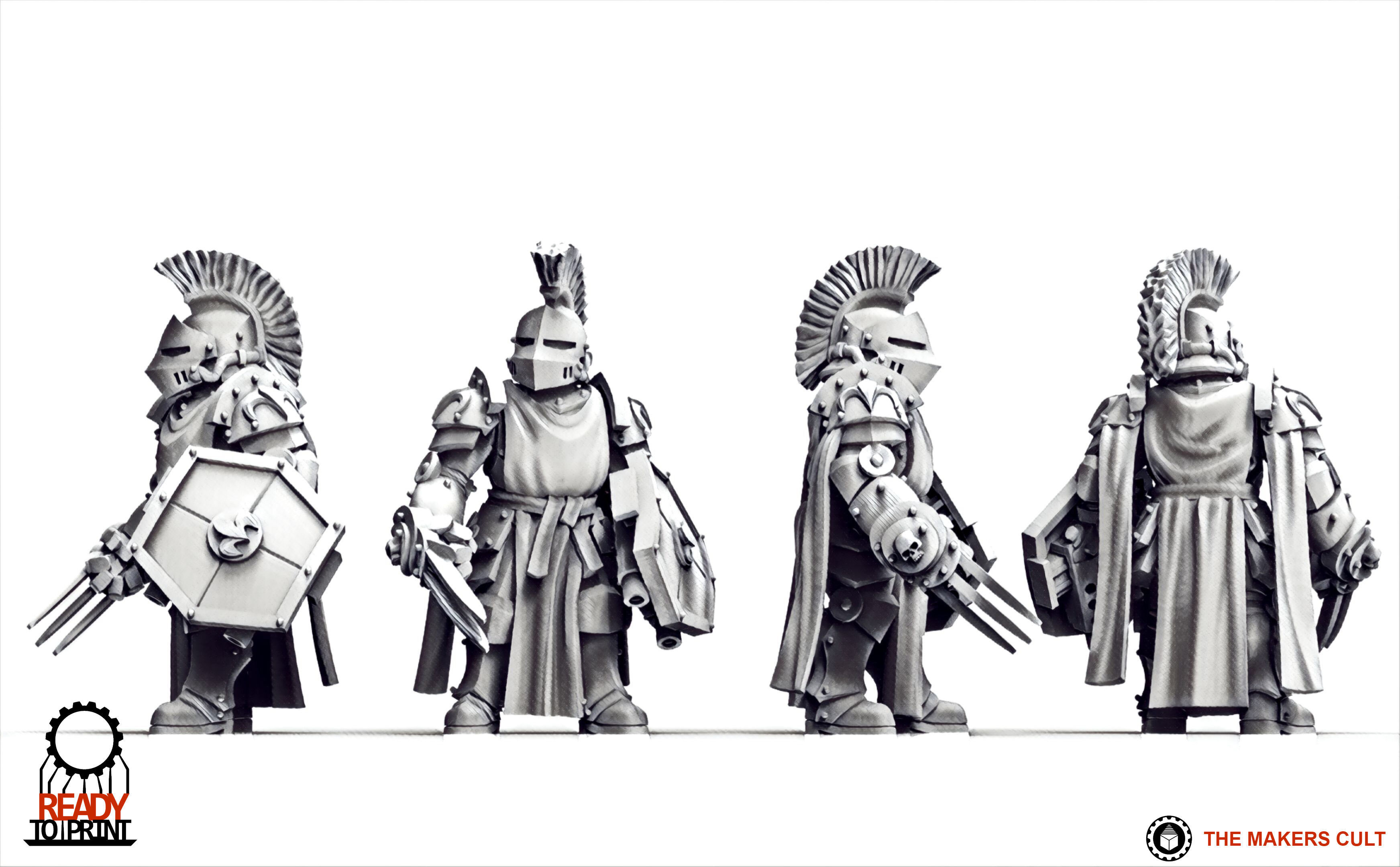 Feudal Guard - Lord Commander Ragnar 3D model 3D printable | CGTrader