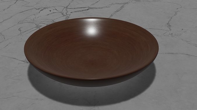 Wooden Bowl free 3D model | CGTrader