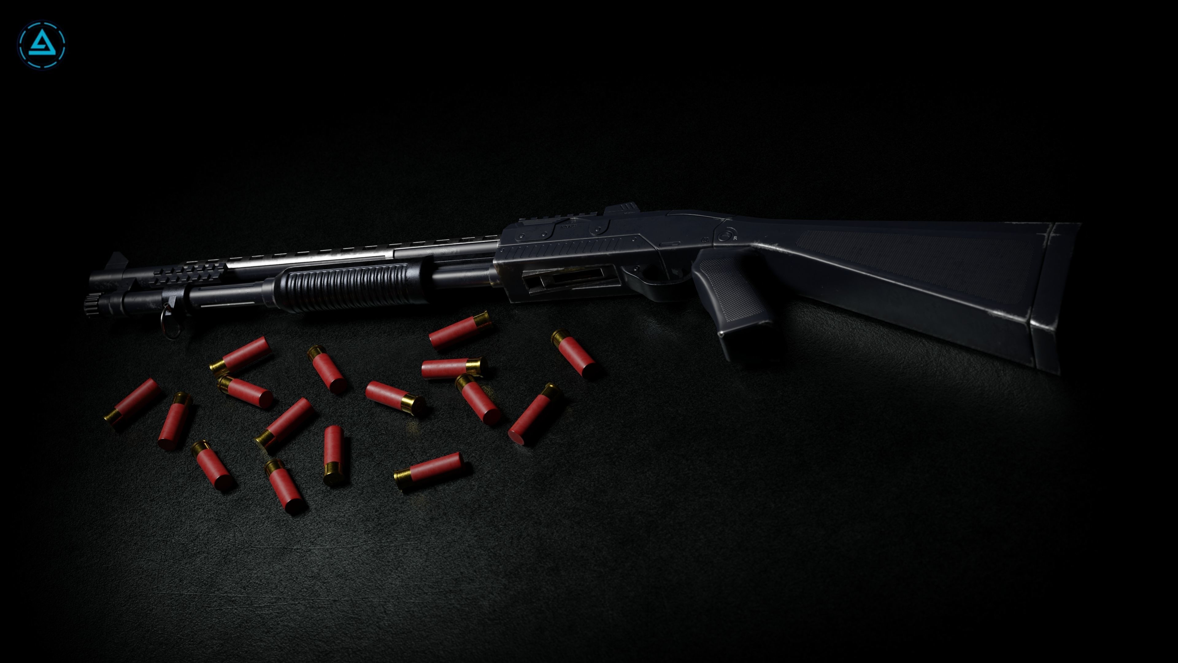 3D model SPAZ M4 Shotgun VR / AR / low-poly | CGTrader