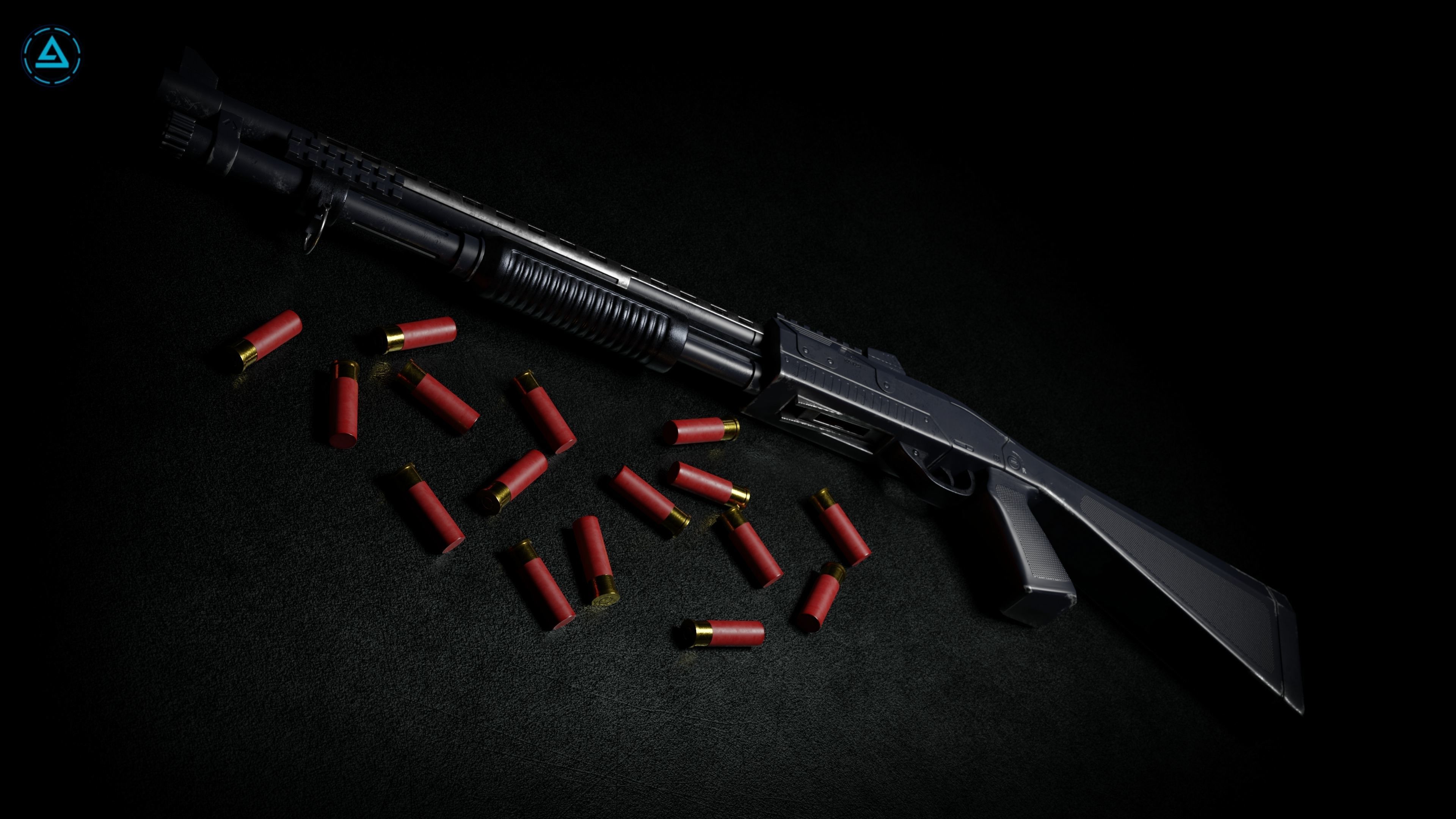 3D model SPAZ M4 Shotgun VR / AR / low-poly | CGTrader