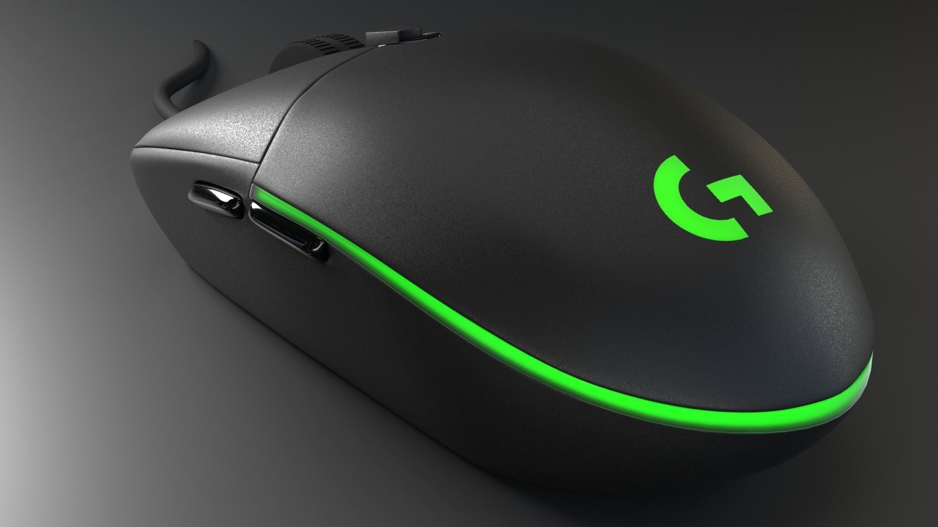 Logitech G102 Prodigy Gaming Mouse 3D model | CGTrader