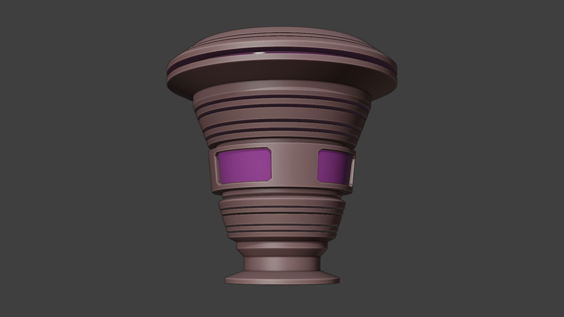 Round Computer 3D model | CGTrader