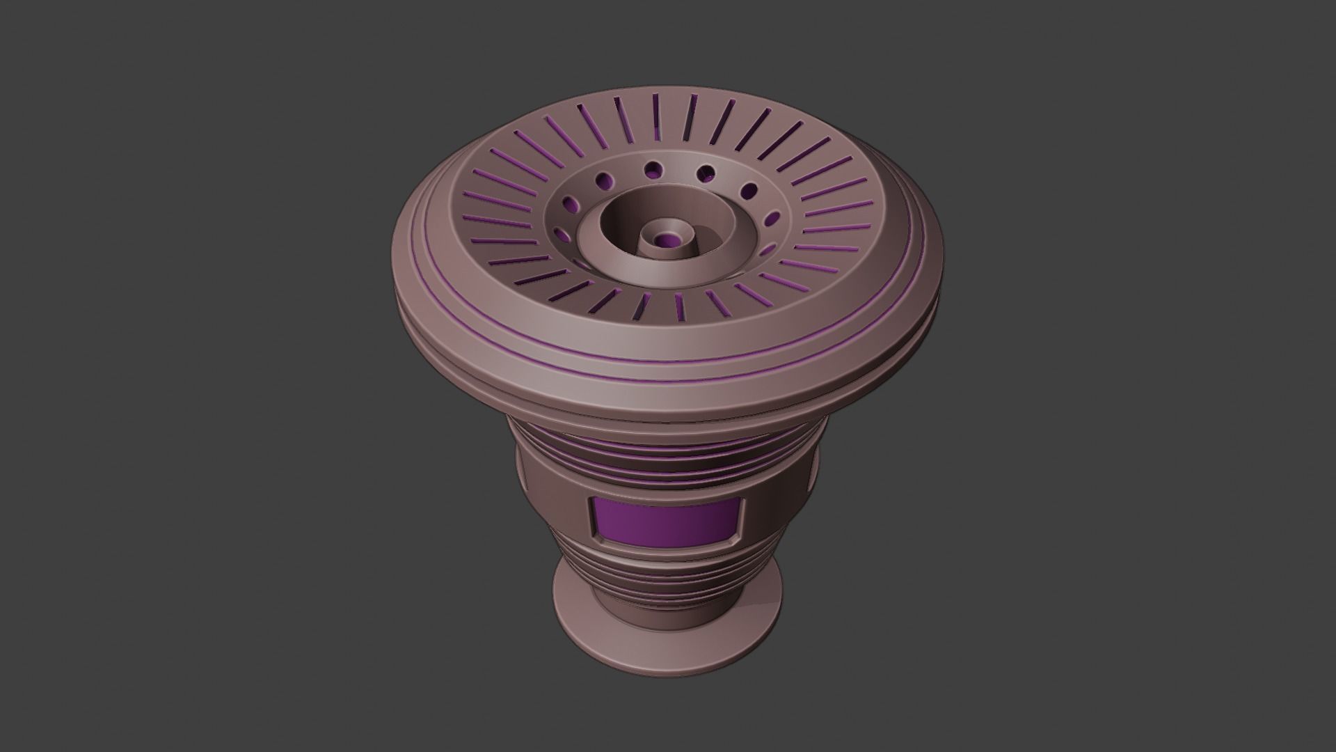 Round Computer 3D model | CGTrader