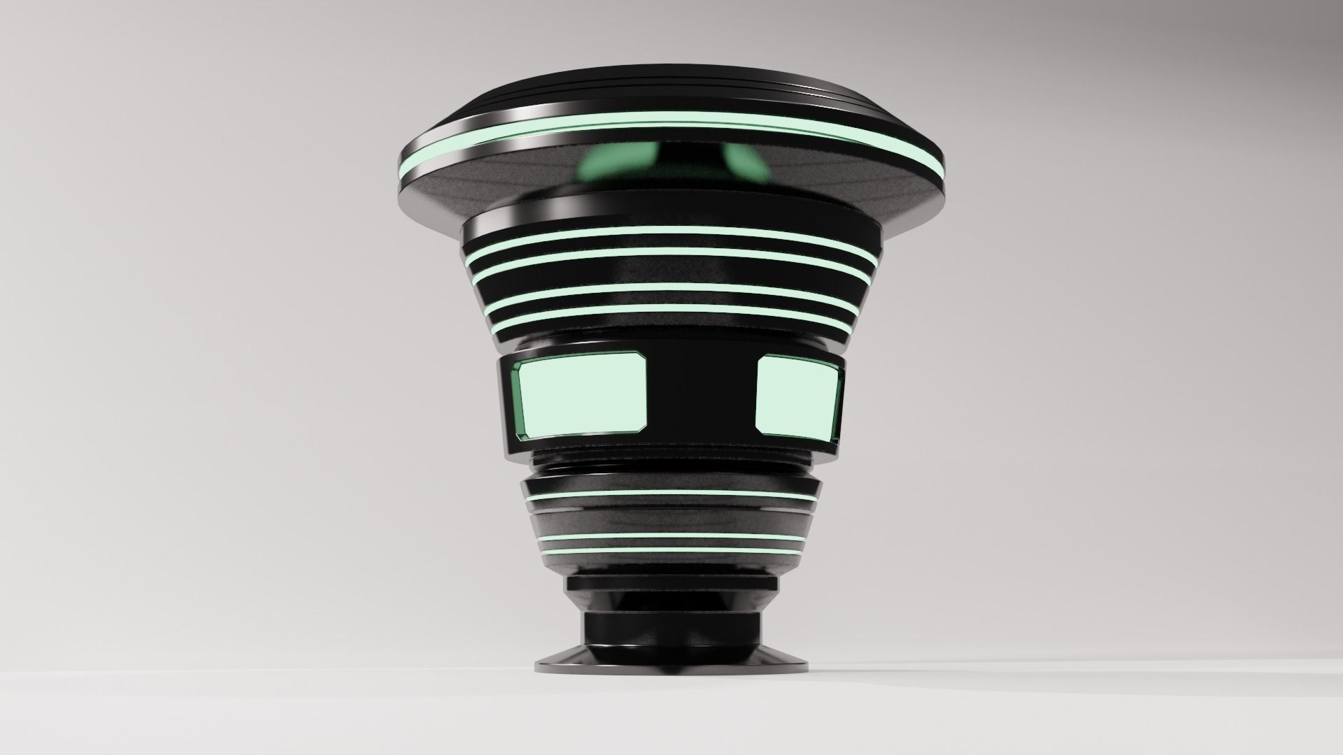 Round Computer 3D model | CGTrader