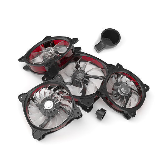 Fan-machine from the hard disk 3D model 3D printable | CGTrader