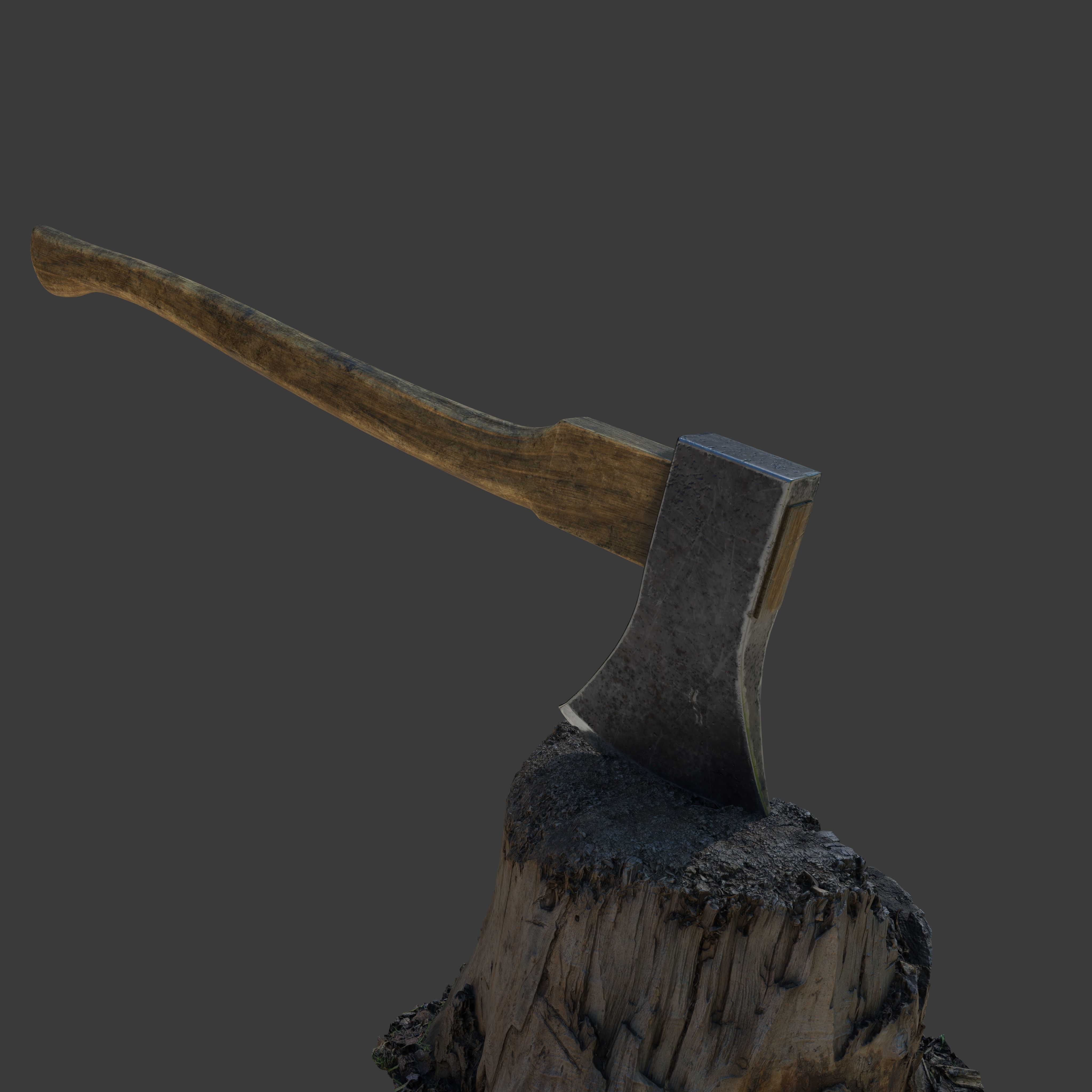 3D model Timber Axe VR / AR / low-poly | CGTrader
