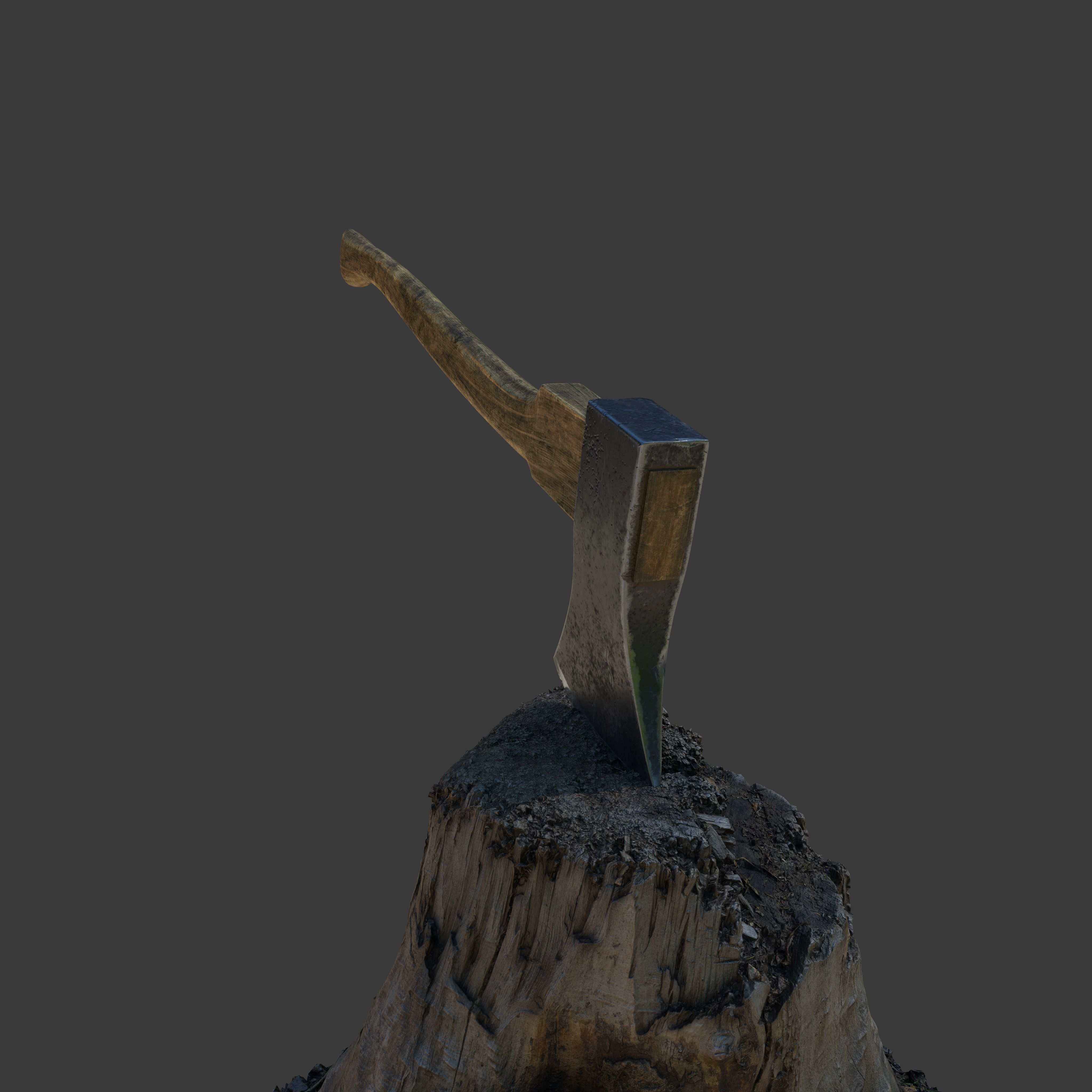 3D model Timber Axe VR / AR / low-poly | CGTrader