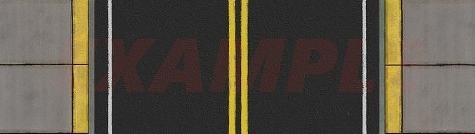 Simple Road and Sidewalk Texture Texture | CGTrader