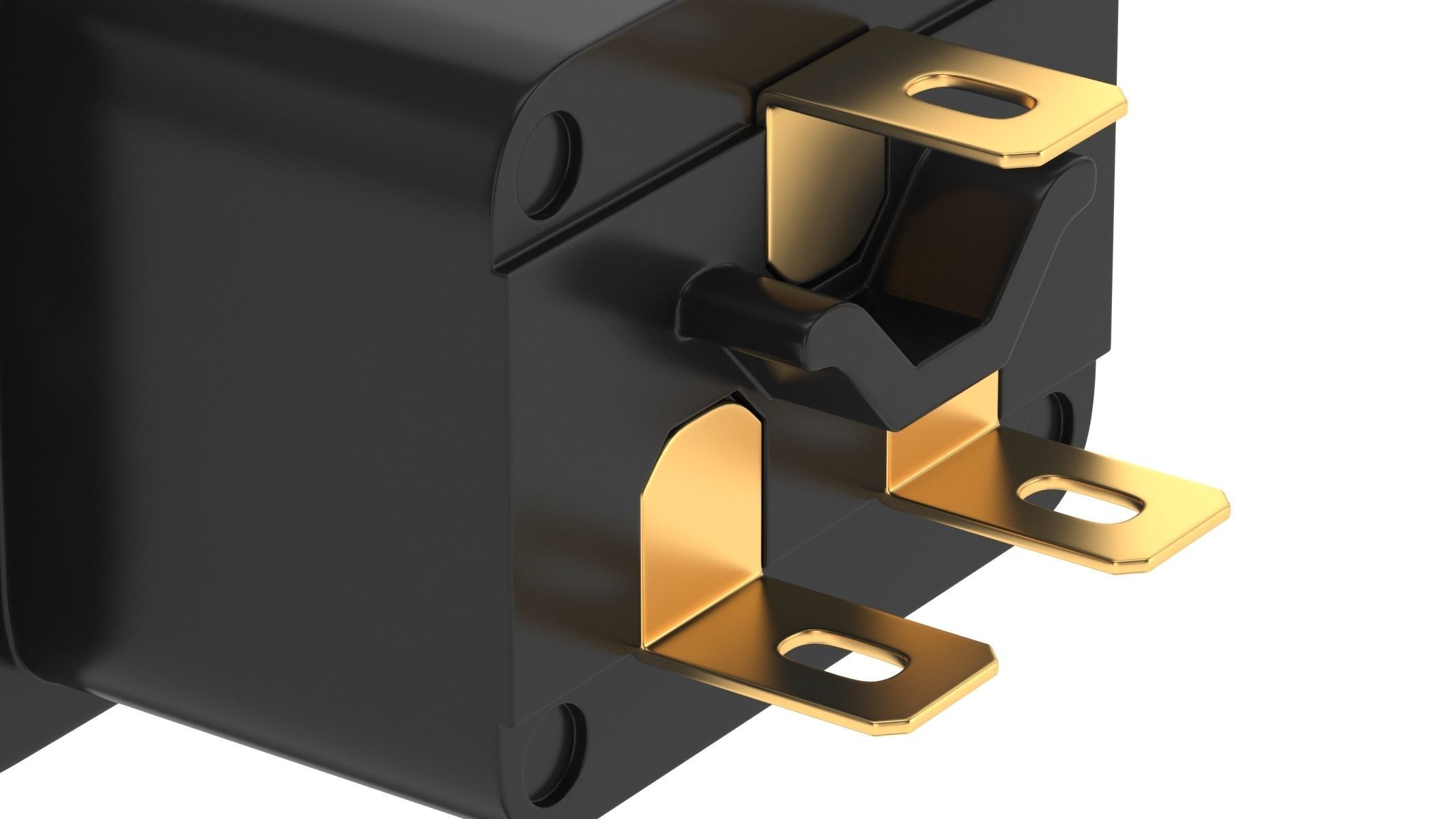 IEC 320 C19 Socket Module 3D model | CGTrader