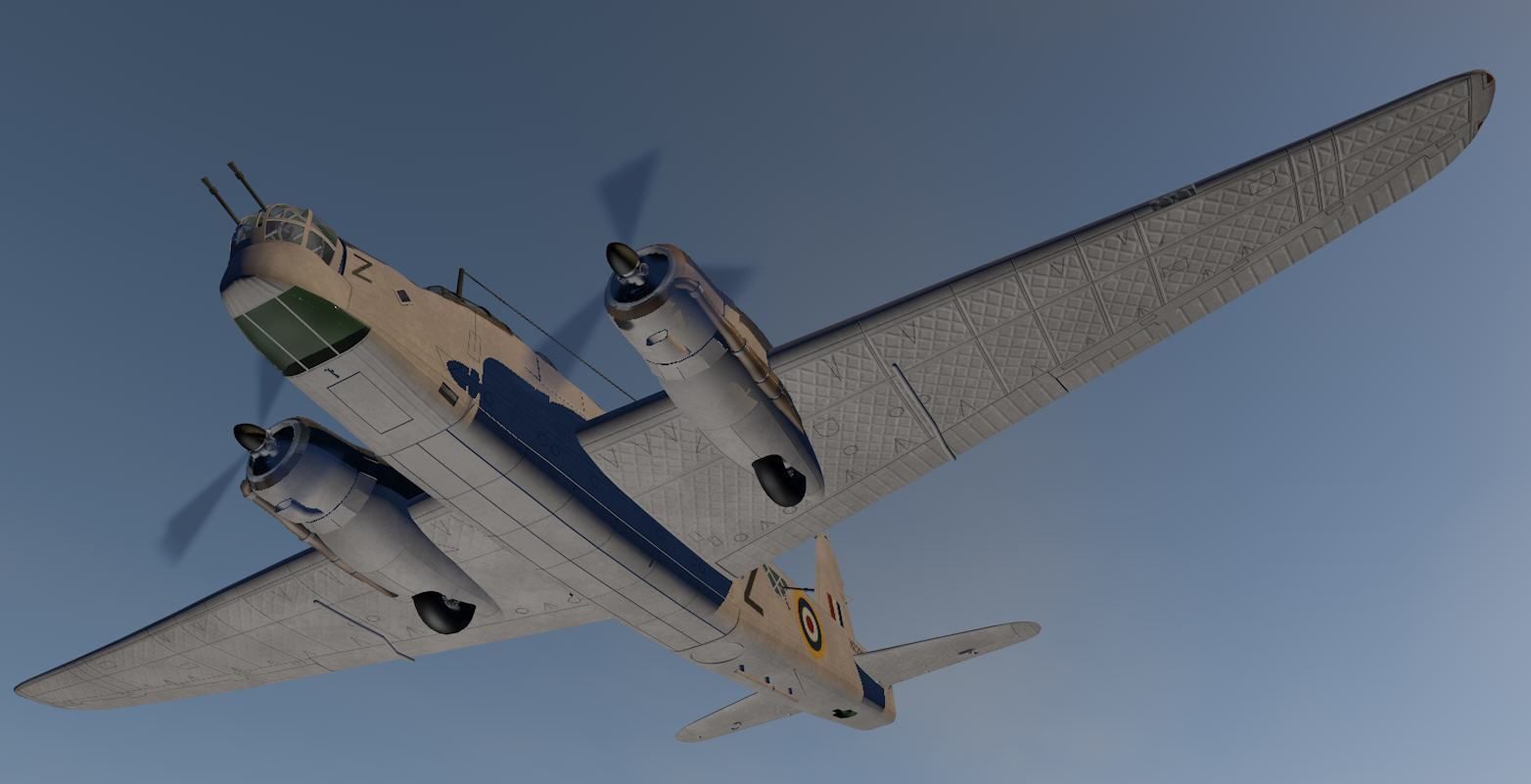 Vickers Wellington Mk-3 3D model | CGTrader