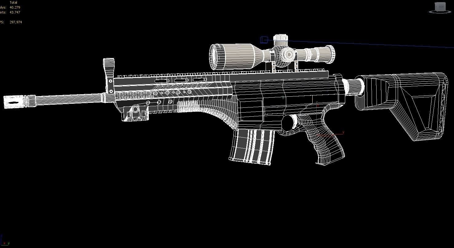 Mpt-76 Rifle free 3D model animated | CGTrader