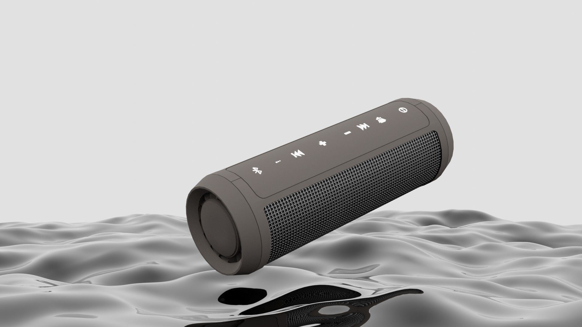 3D model Bluetooth speaker 3D model VR / AR / low-poly BLEND