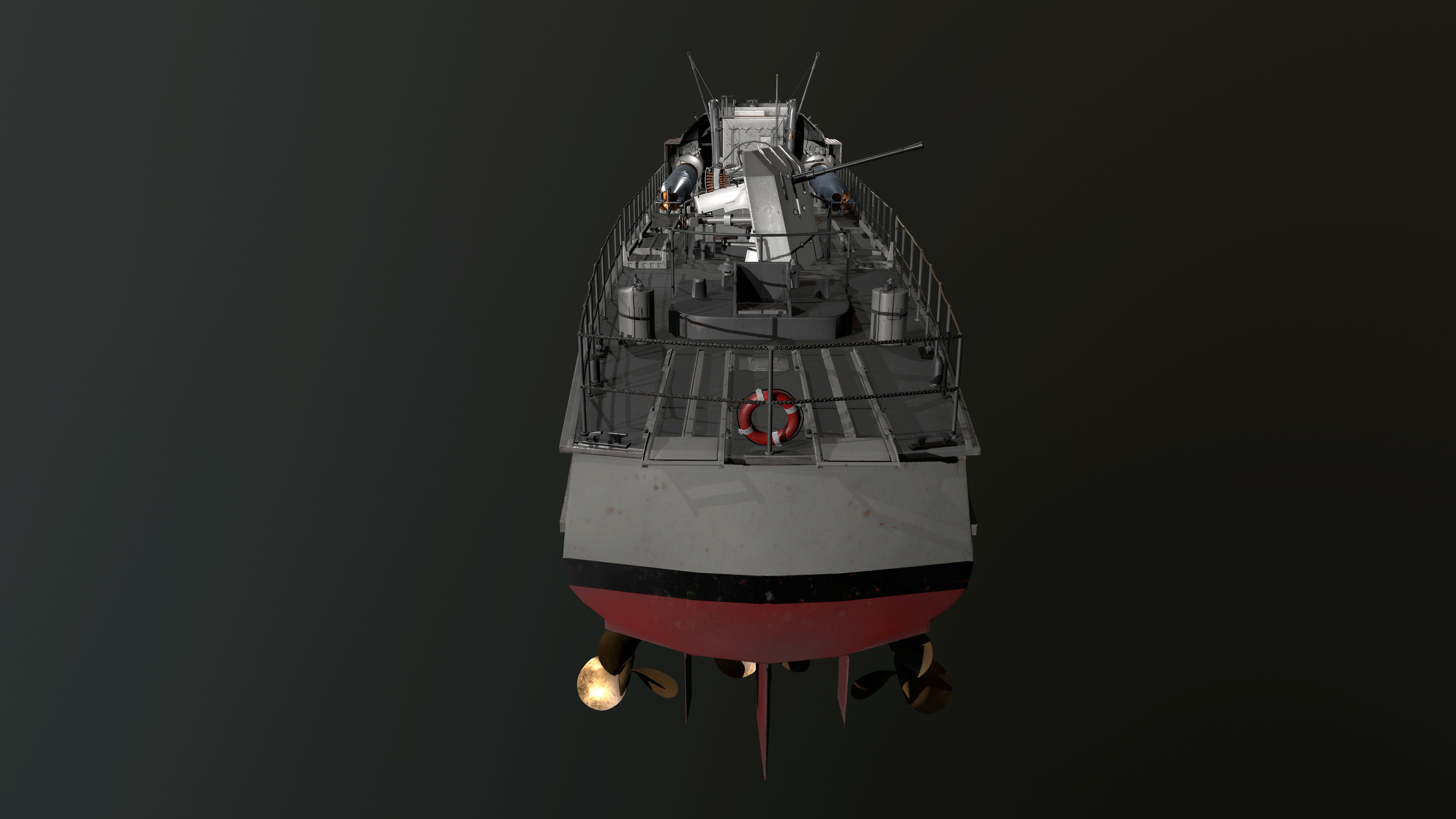 3D model Torpedo boat S-100 VR / AR / low-poly | CGTrader