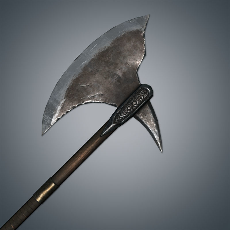 3D model Medieval Cleaving Weapons Pack VR / AR / low-poly | CGTrader